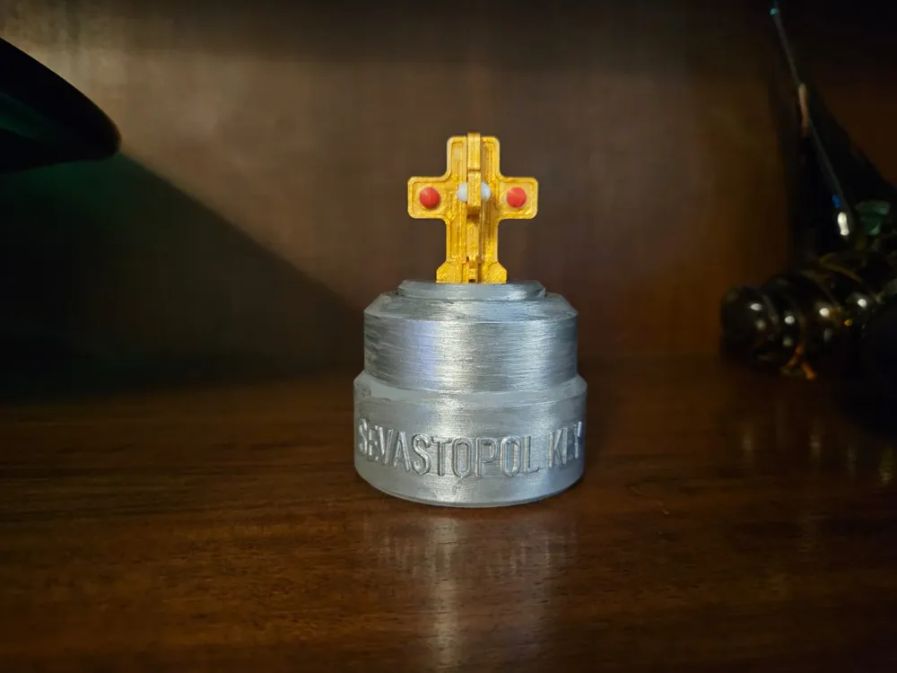 Mission Impossible - Sevastopol cruciform key by Oneshotblu MakerWorld ...