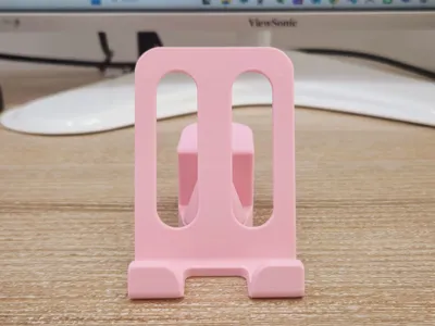 Turnable Phone Stand with desk clamp - Free 3D Print Model - MakerWorld