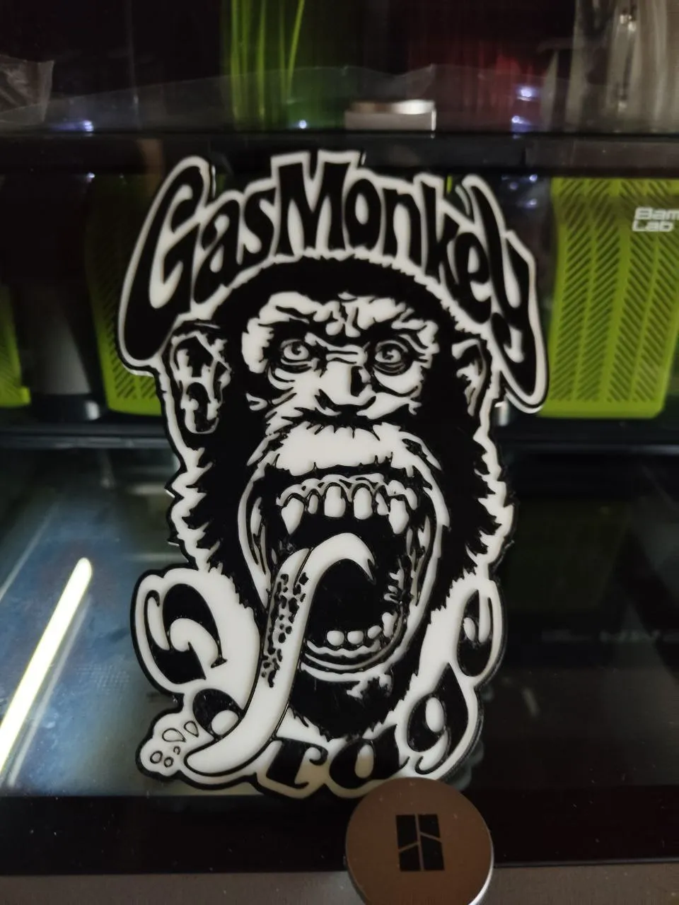 Gas Monkey Garage by WallArt - MakerWorld