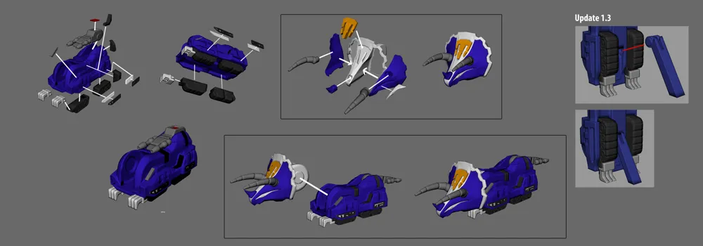 Triceratops Dinozord V.3 - Power Rangers - Free 3D Print Model - MakerWorld