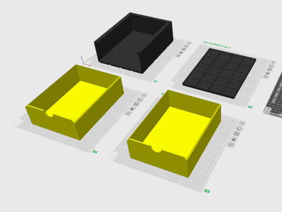 Gridfinity Large 5x4 Organizer Drawer Collection by usefulhobbies.com ...