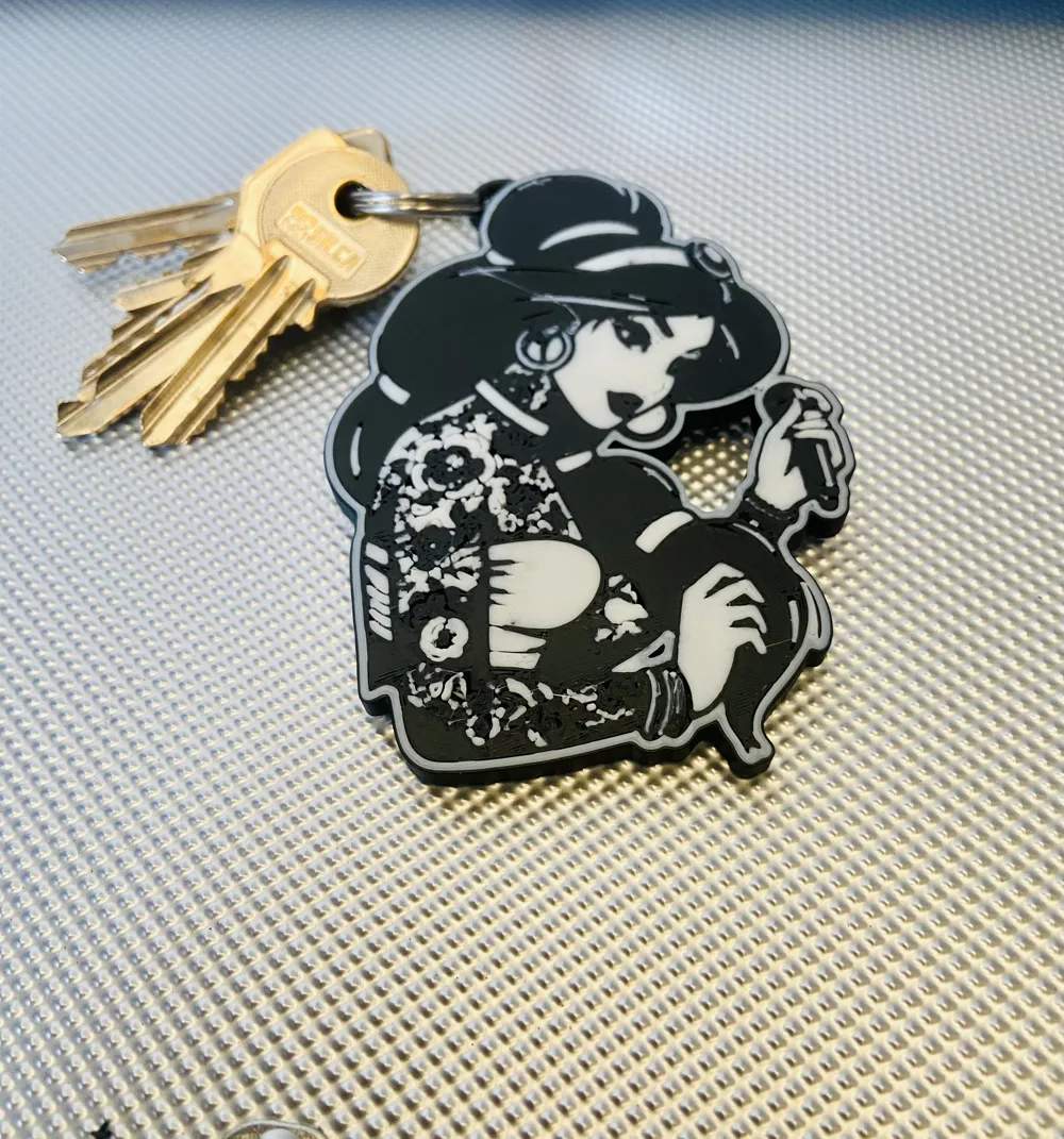 Jasmine keychain by GAF 3D MakerWorld: Download Free 3D Models