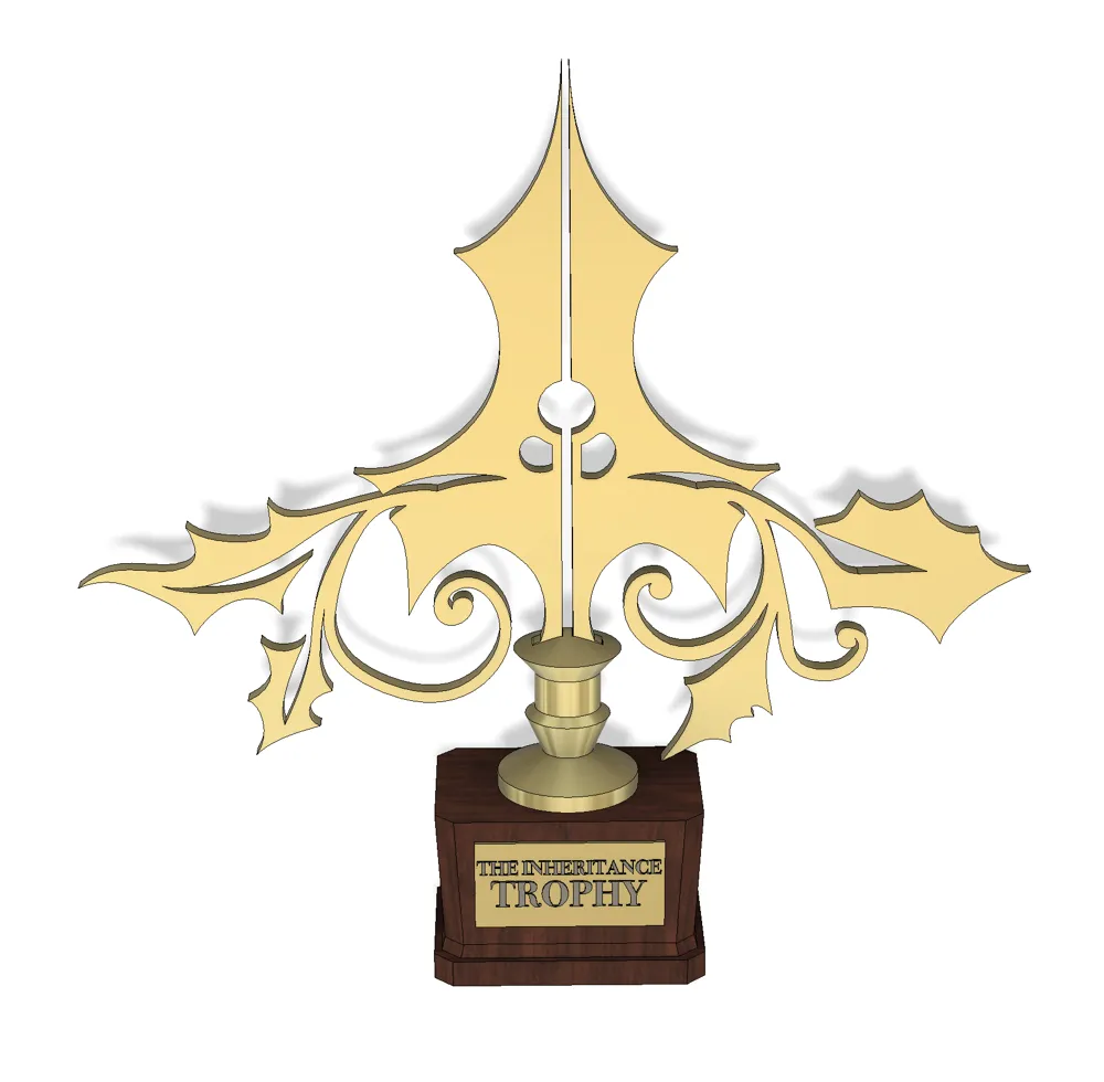 The Inheritance Trophy - Blue Prince - Free 3D Print Model - MakerWorld