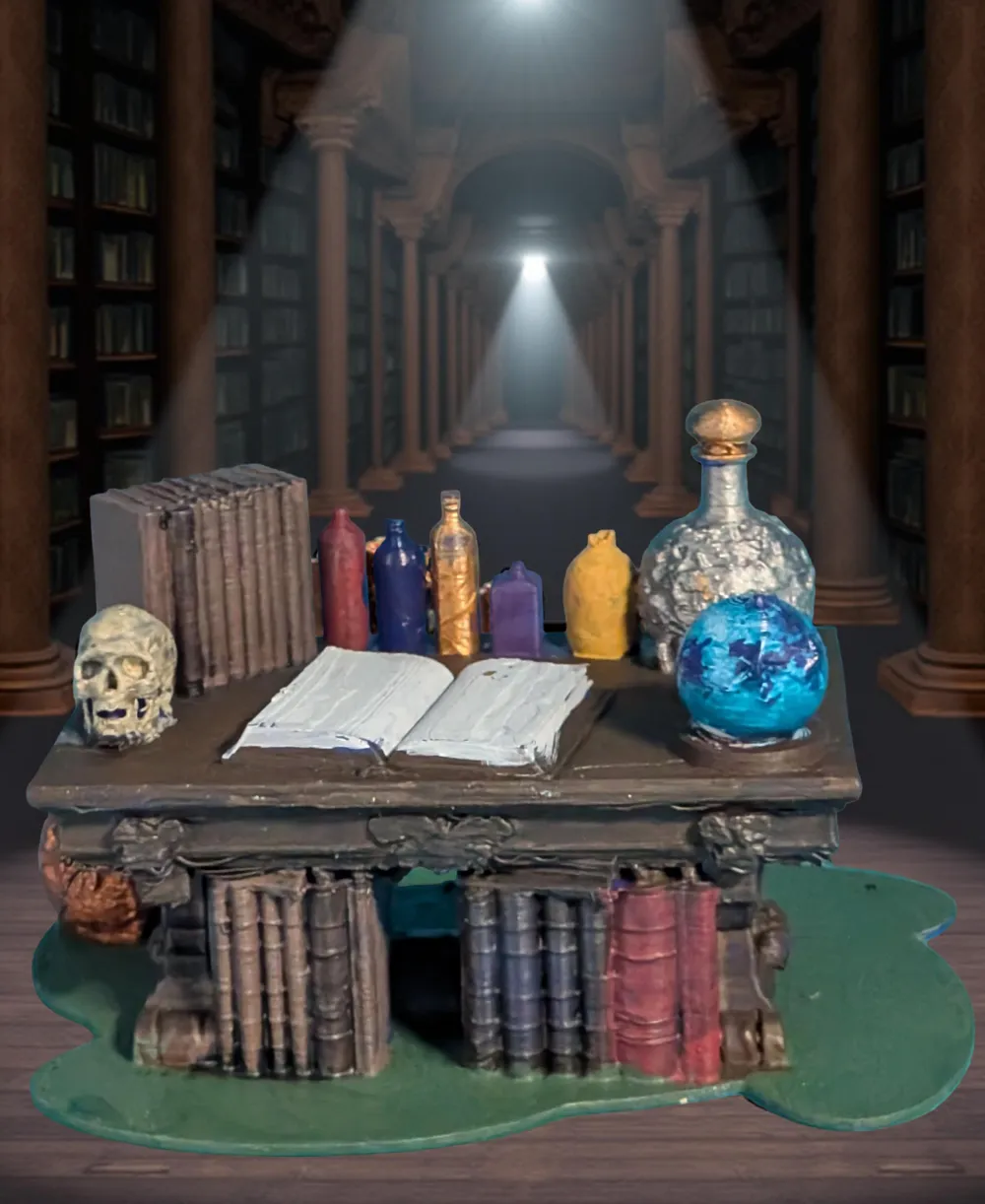 Alchemist's Table (5) for Miniatures, Dioramas by StoneRock MakerWorld ...