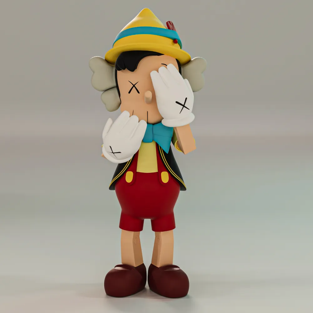 Kaws Pinocchio 55 and 28 cm by Treddigineer MakerWorld: Download Free ...