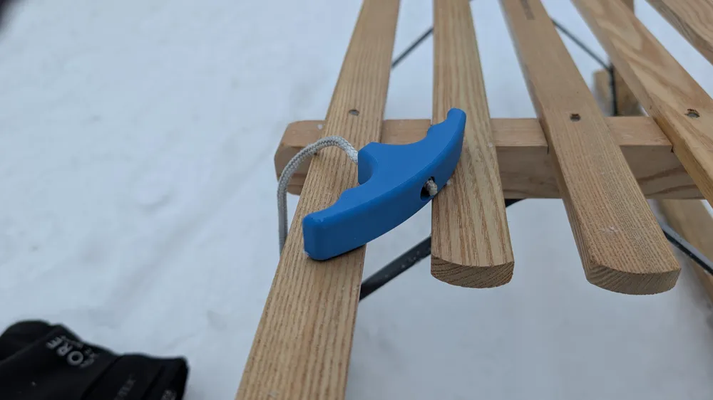 Sled Handle / Pull Handle for Ropes / Handle - Free 3D Print Model ...