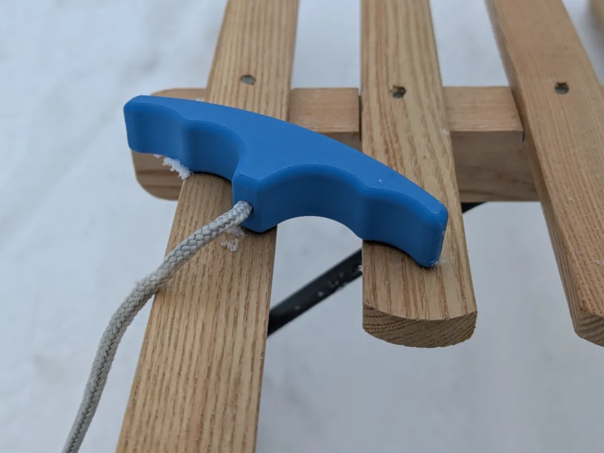 Sled Handle / Pull Handle for Ropes / Handle - Free 3D Print Model ...