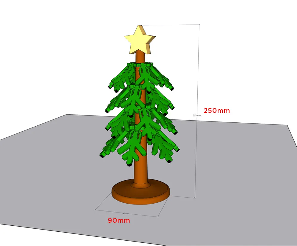 christmas tree coaster by zko MakerWorld: Download Free 3D Models