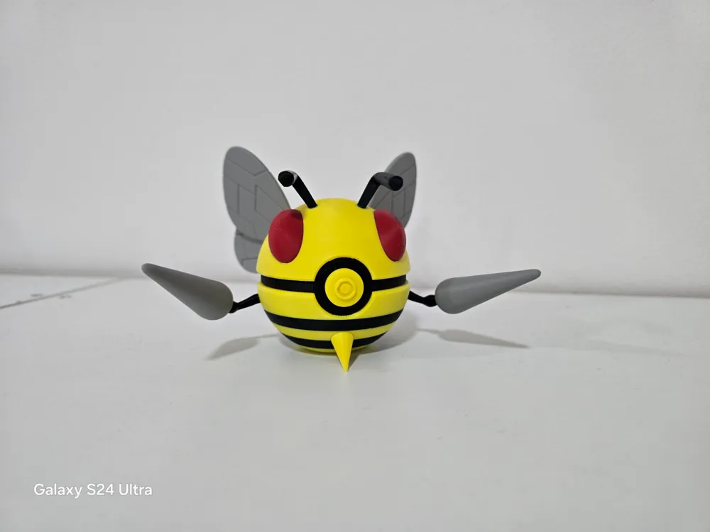 #0015 Beedrill Pokéball - Multiparts by 3D Girl - MakerWorld
