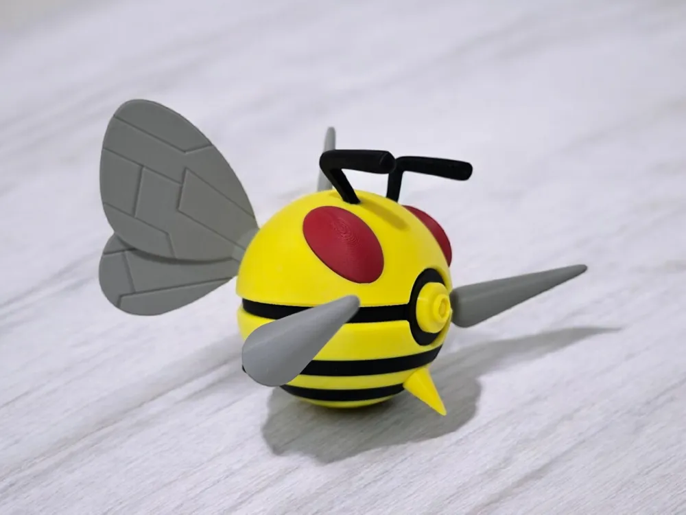 #0015 Beedrill Pokéball - Multiparts by 3D Girl MakerWorld: Download ...