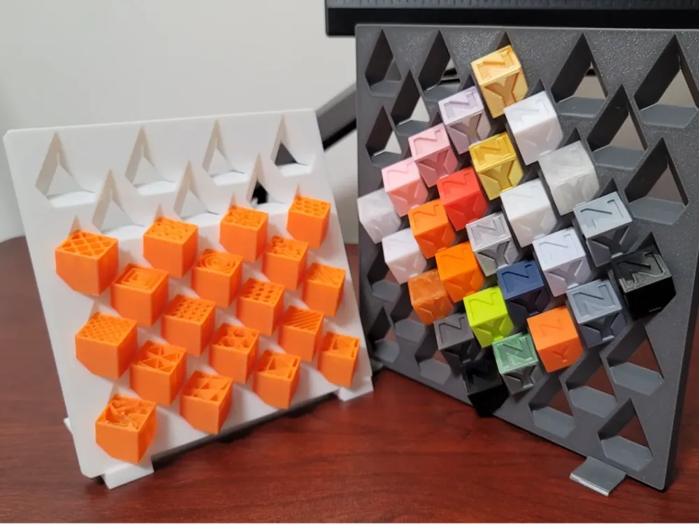 Test Cube Display Board (Two Sizes) by 妄想起源 MakerWorld: Download Free ...