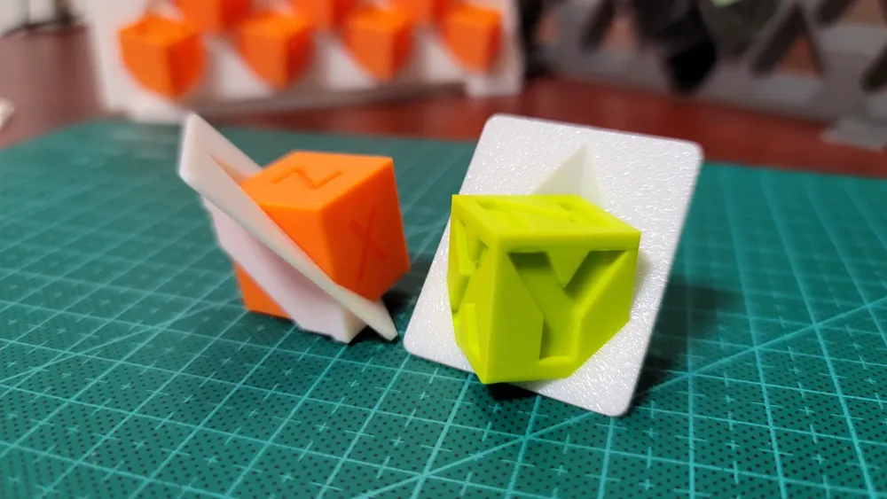 Test Cube Display Board (Two Sizes) by 妄想起源 MakerWorld: Download Free ...