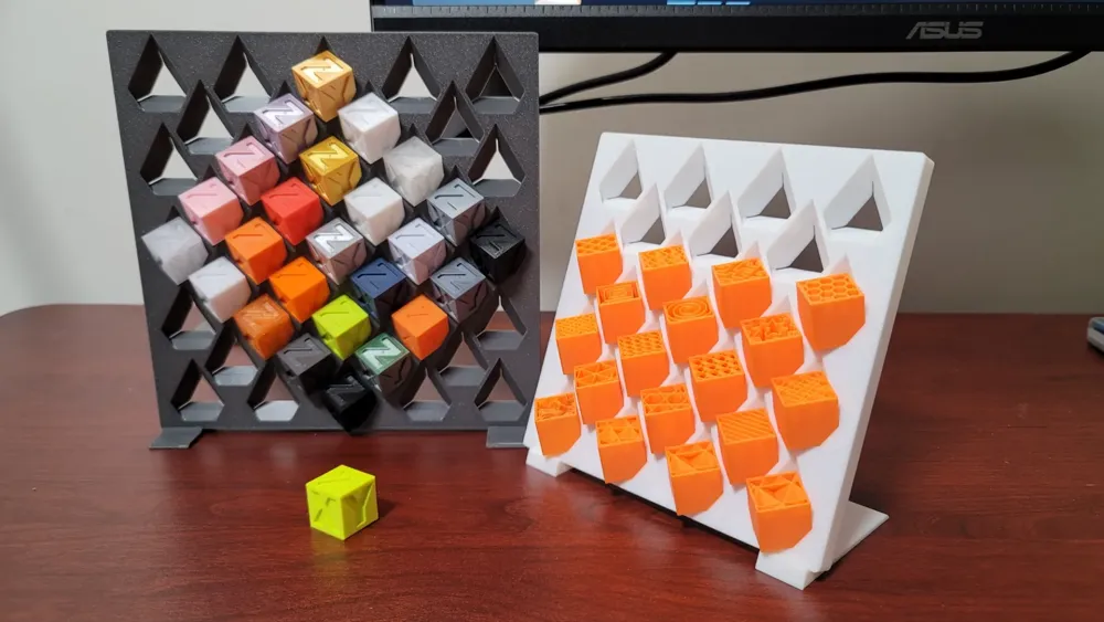Test Cube Display Board (Two Sizes) by 妄想起源 MakerWorld: Download Free ...
