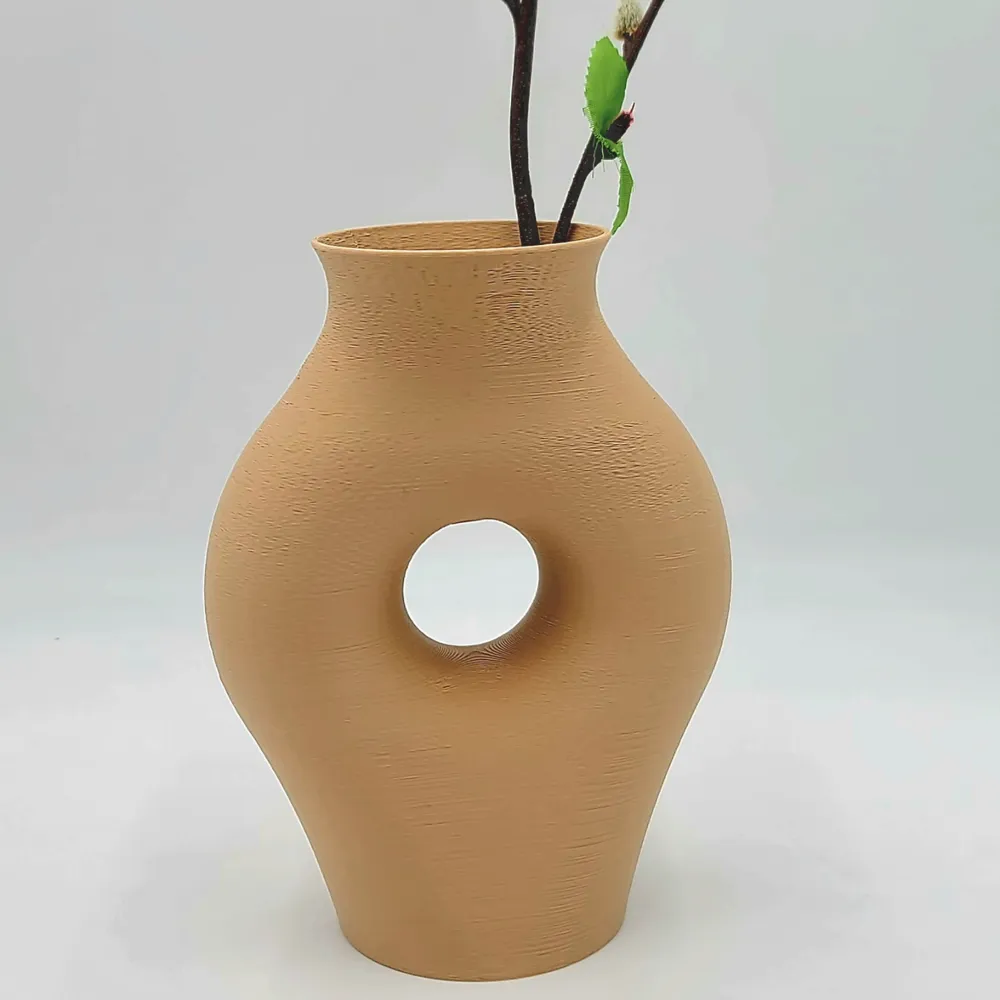 See Right Through You - Modern Vase with Hole by Makers Mashup - MakerWorld