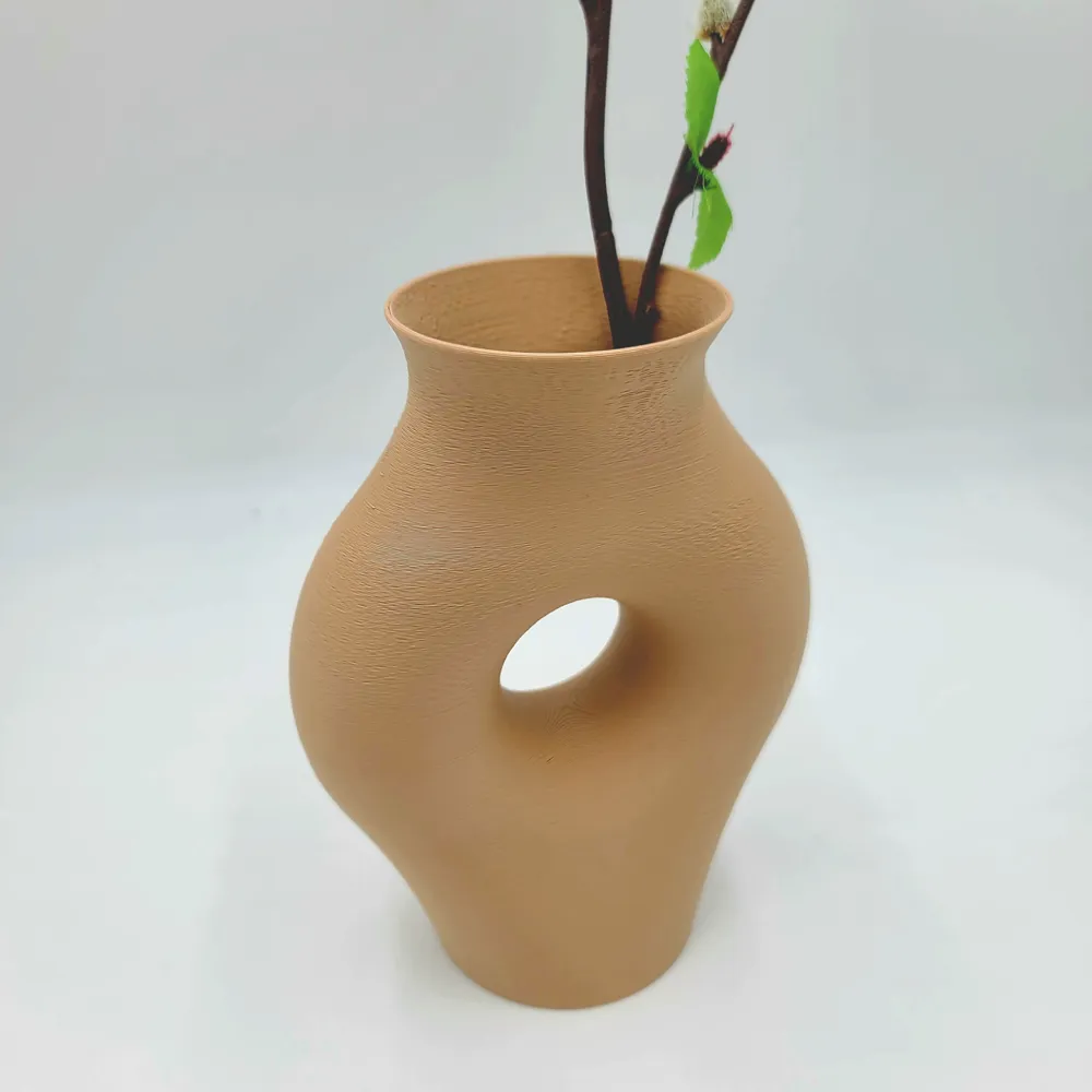 See Right Through You - Modern Vase with Hole by Makers Mashup - MakerWorld
