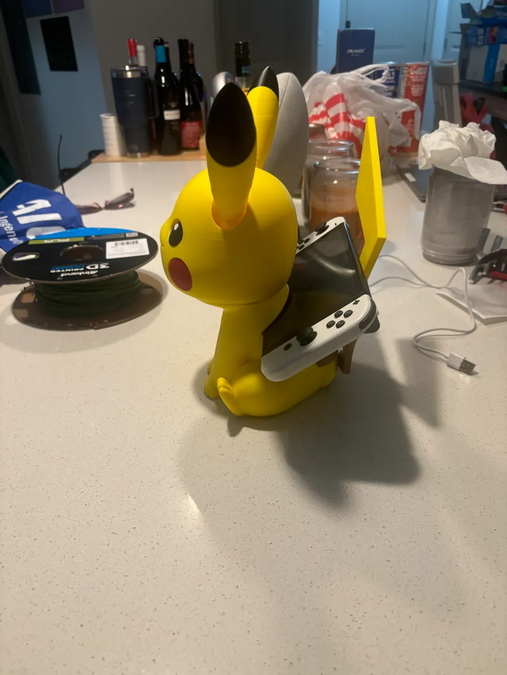 Pikachu Nintendo Switch Dock by SlowDownKarl MakerWorld: Download Free ...