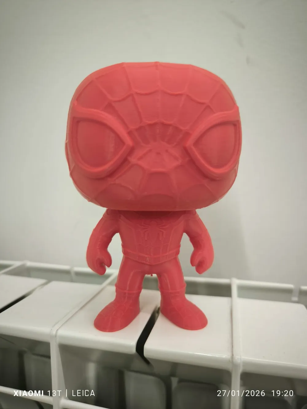 detailed stylized Spiderman Funko Pop - Free 3D Print Model - MakerWorld