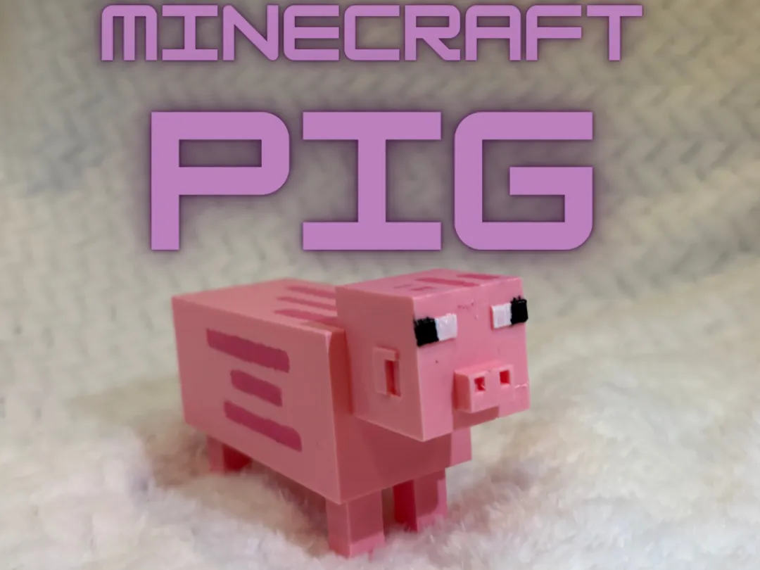 Minecraft Pig - Free 3D Print Model - MakerWorld