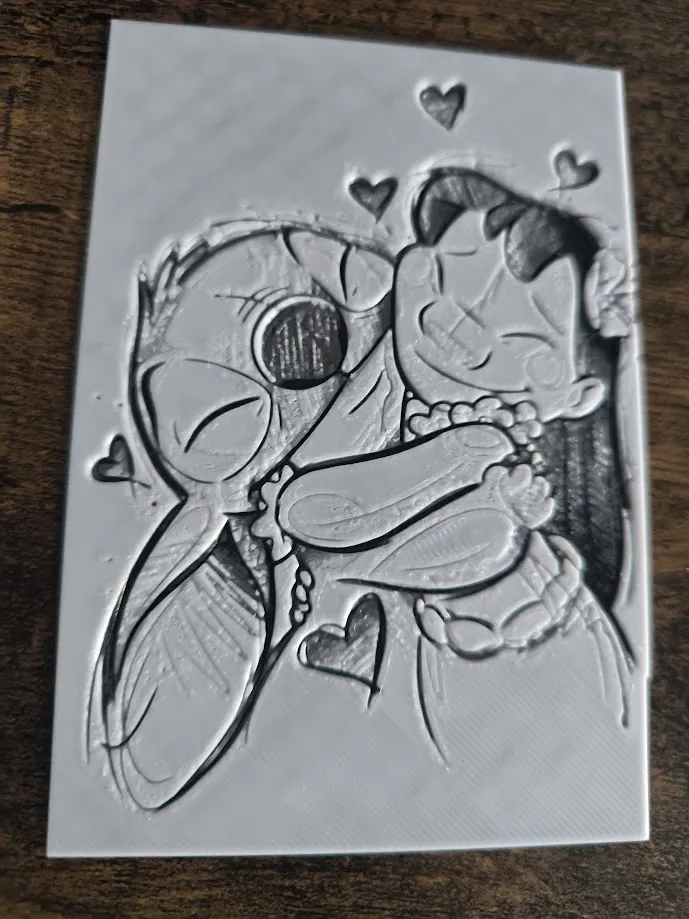 Hueforge Disney Lilo y STitch por vapebymatte MakerWorld: Descarga ...