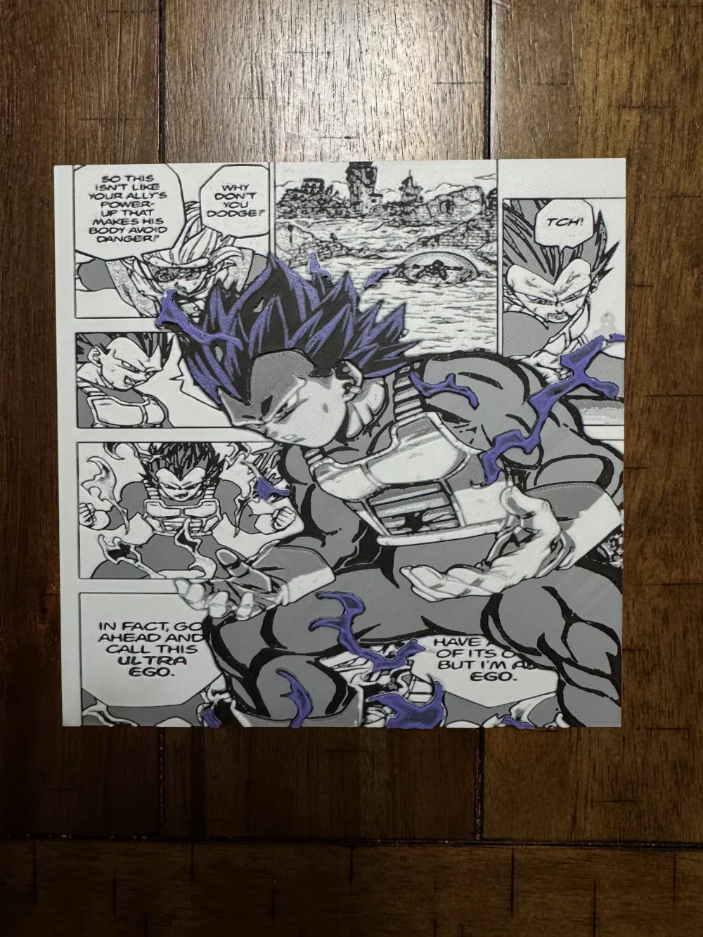 Ultra Ego Vegeta Comic Strip by JJ_3D - MakerWorld