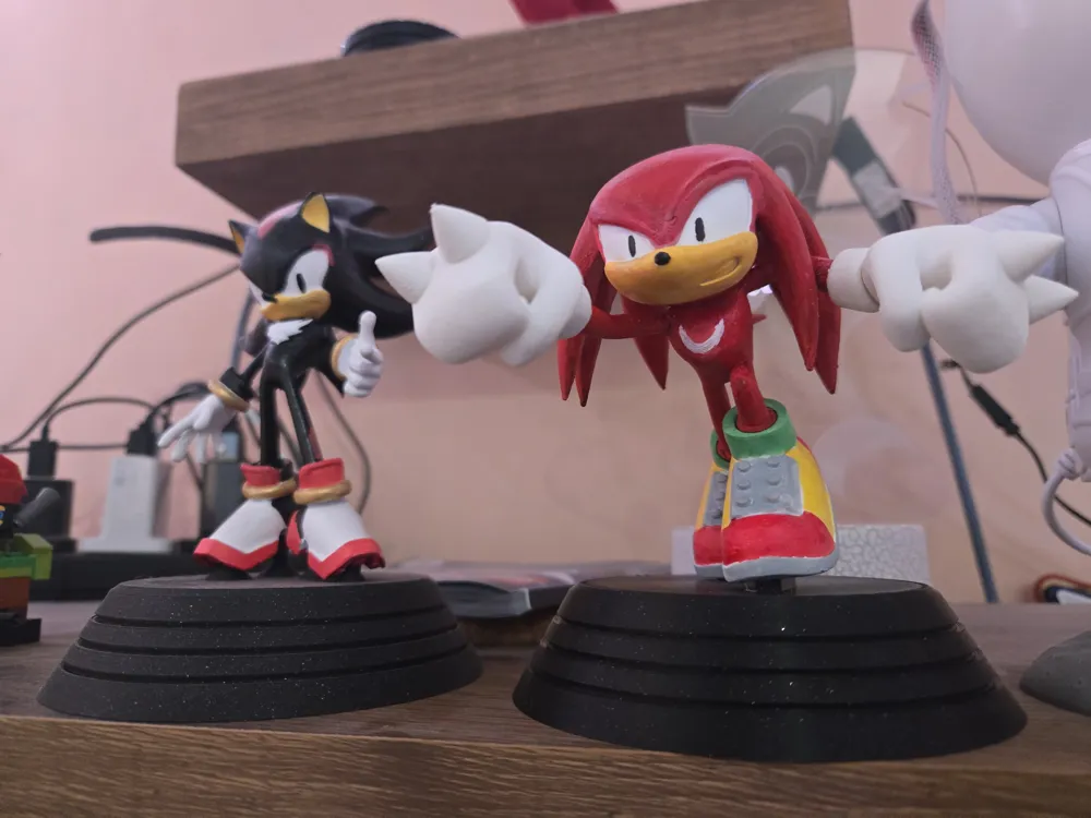 Shadow the Hedgehog (No AMS) - Free 3D Print Model - MakerWorld