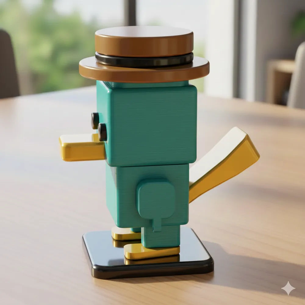 SQUARED PERRY THE PLATYPUS - Free 3D Print Model - MakerWorld