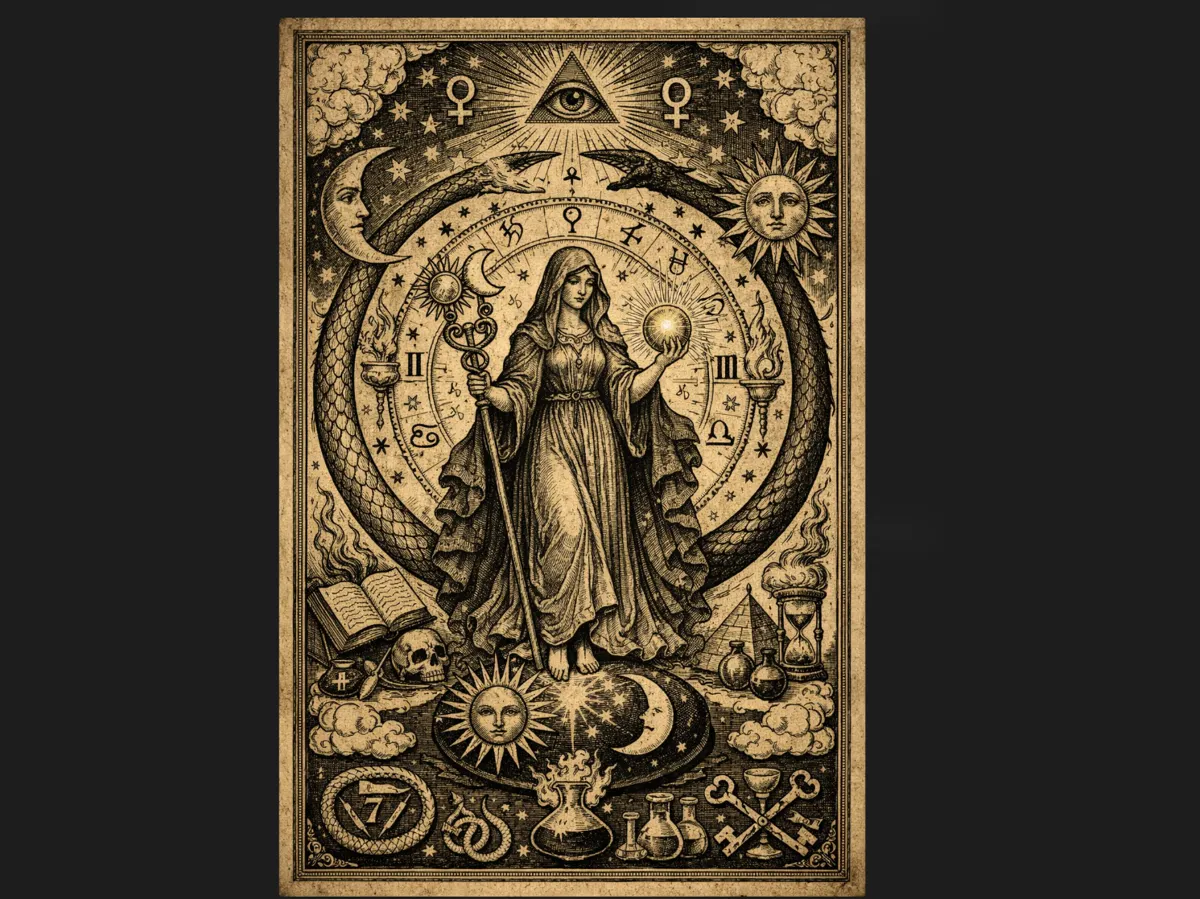 Old World Magic Sculpture - Free 3D Print Model - MakerWorld