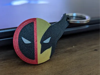 Deadpool Wolverine Keychain by DZ3D - MakerWorld