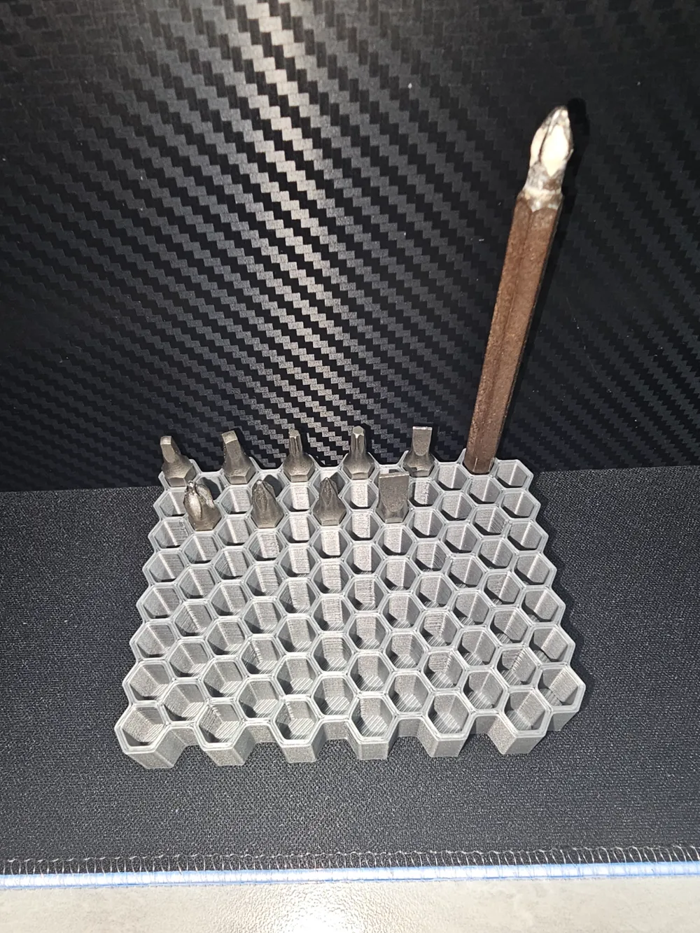 96 Slot Hex Pattern Modular 1/4" Hex Bit Holder by J_Fizzle MakerWorld ...