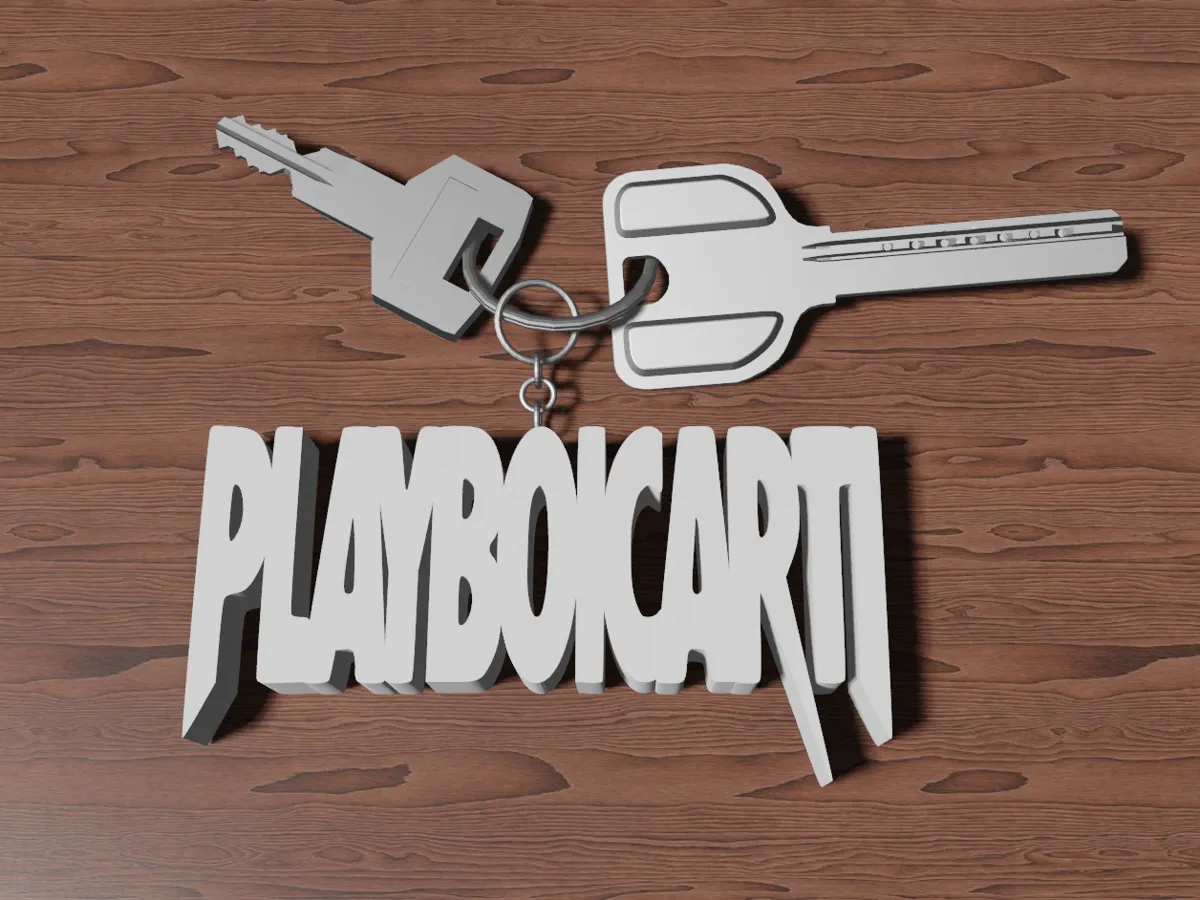 Playboi Carti Logo - Free 3D Print Model - MakerWorld