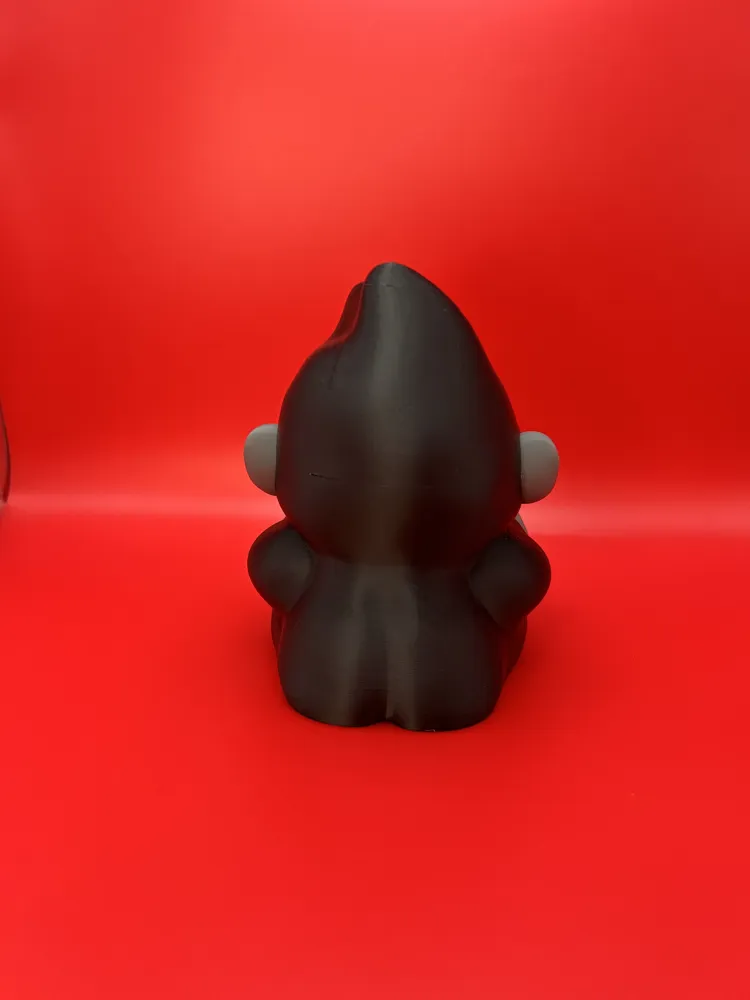 Cute Valentines Gorilla Heart (No AMS) - Free 3D Print Model - MakerWorld