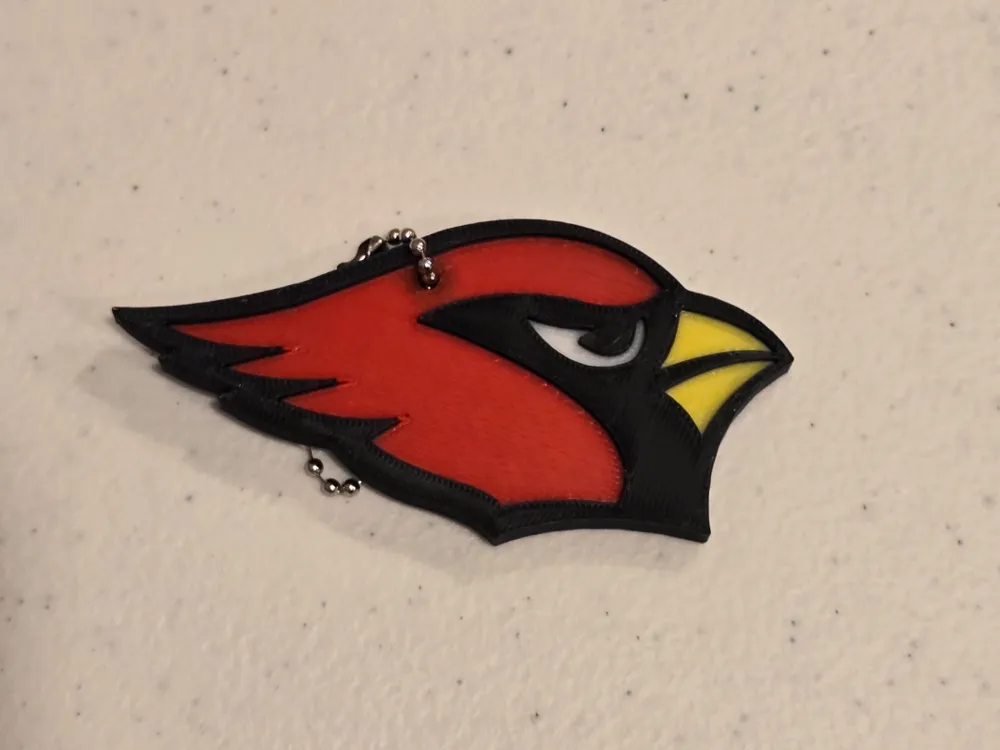 Arizona Cardinals Bag Tag - Free 3D Print Model - MakerWorld