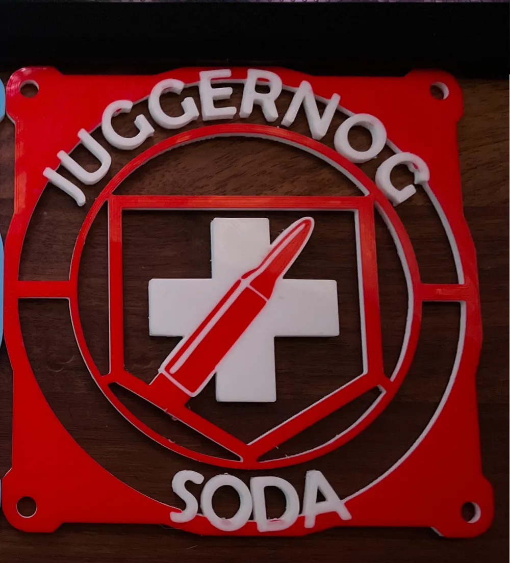 Call of Duty Zombies Juggernog Soda PC Fan Cover by Pr0t0type - MakerWorld