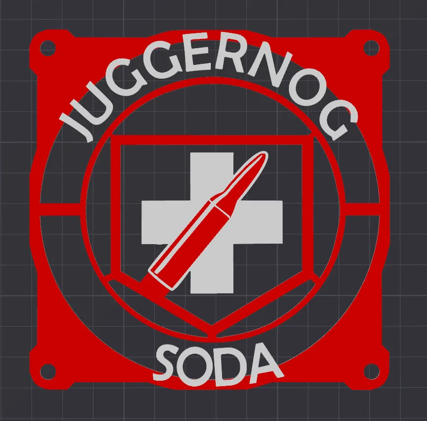 Call of Duty Zombies Juggernog Soda PC Fan Cover by Pr0t0type - MakerWorld