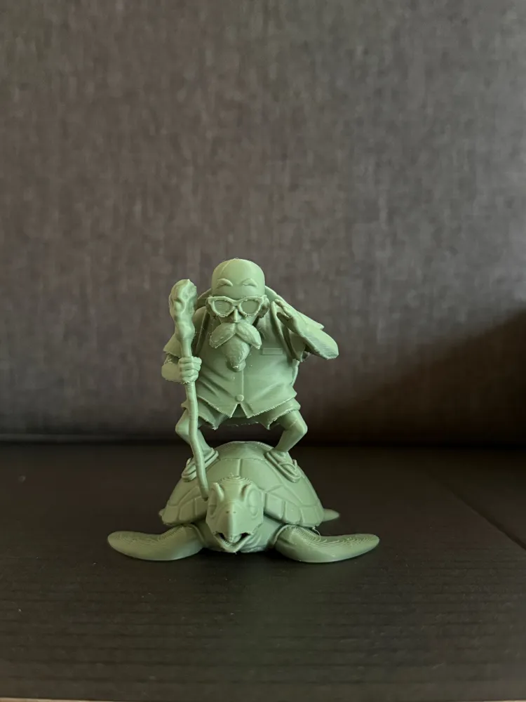 Master Roshi on Turtle - Free 3D Print Model - MakerWorld