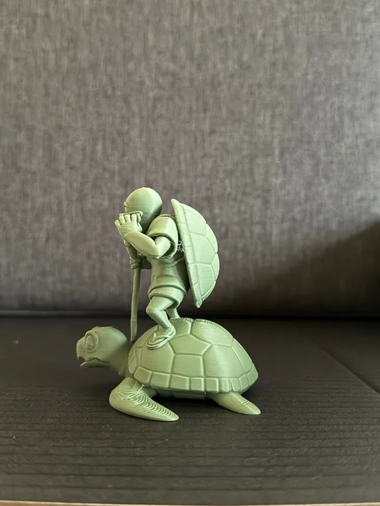 Master Roshi on Turtle - Free 3D Print Model - MakerWorld