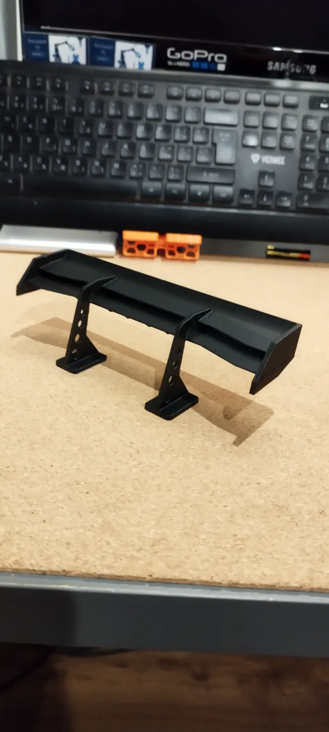 Mini Car Spoiler Porsche design - Free 3D Print Model - MakerWorld