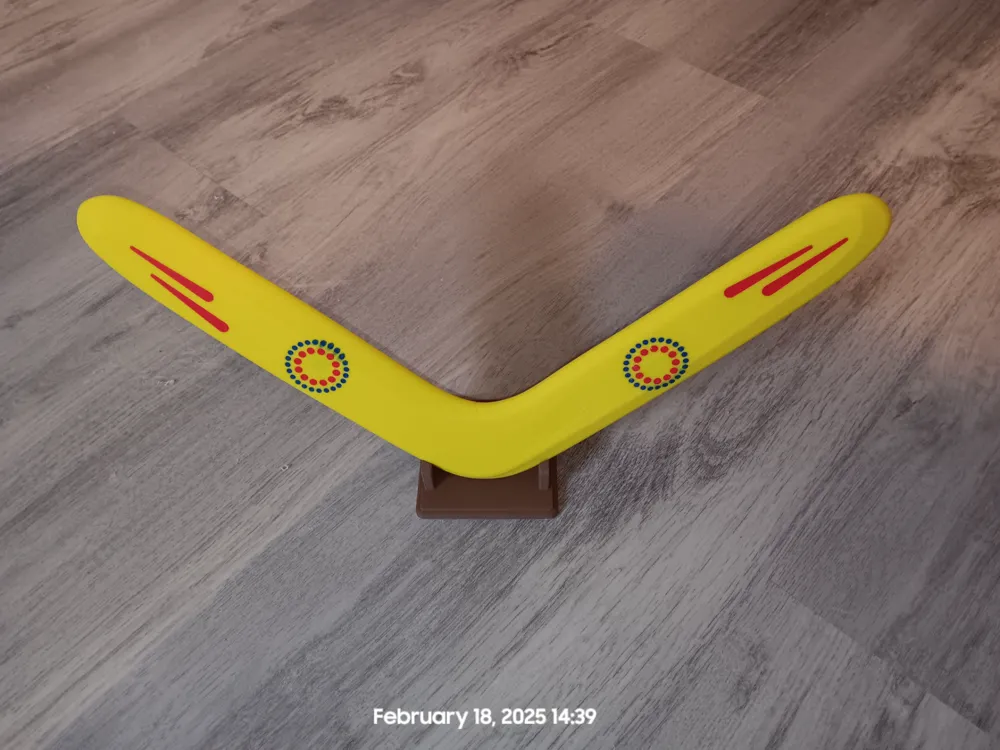 380mm Boomerang - Free 3D Print Model - MakerWorld