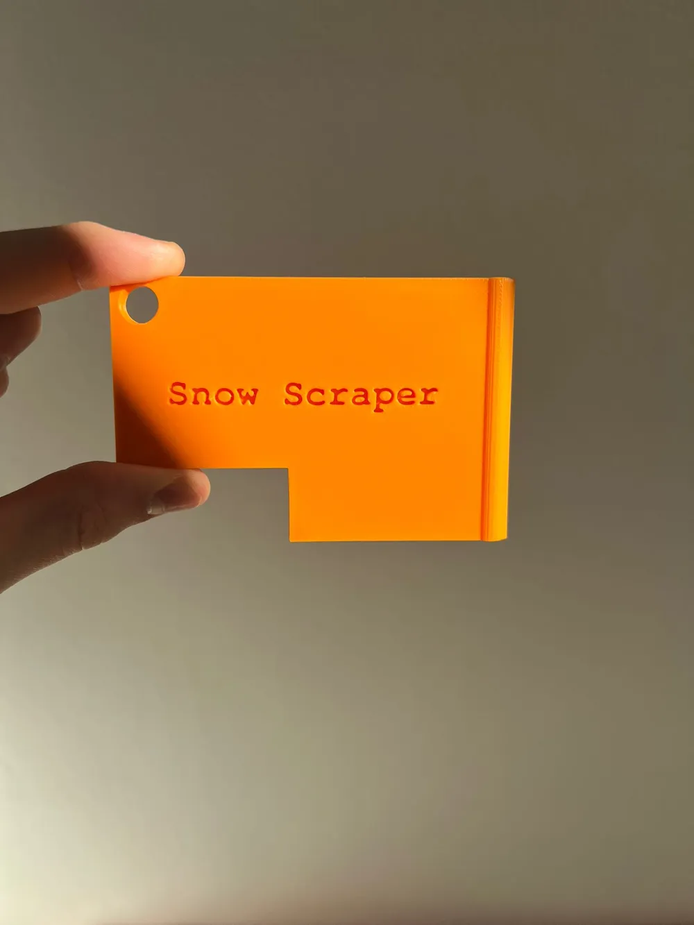 Snow Scraper for Ski, Snowboard and Widnshield - Free 3D Print Model ...