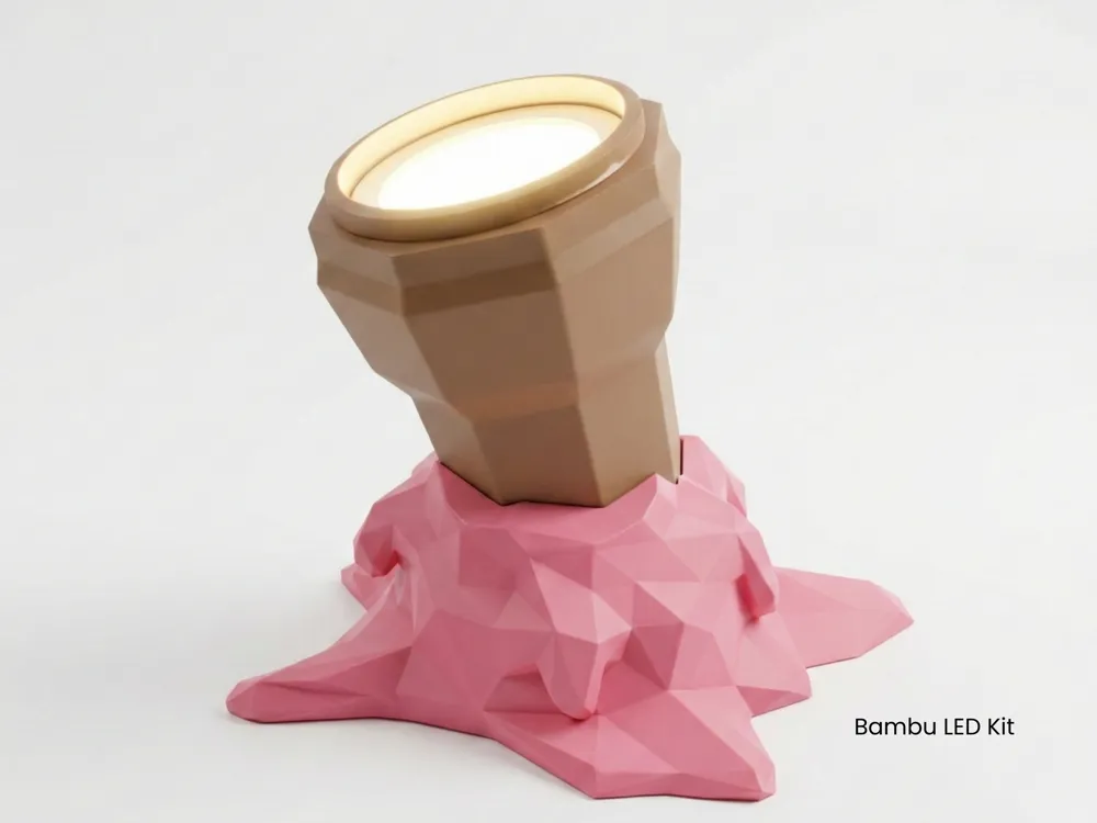 Ice Cream Lamp - Free 3D Print Model - MakerWorld