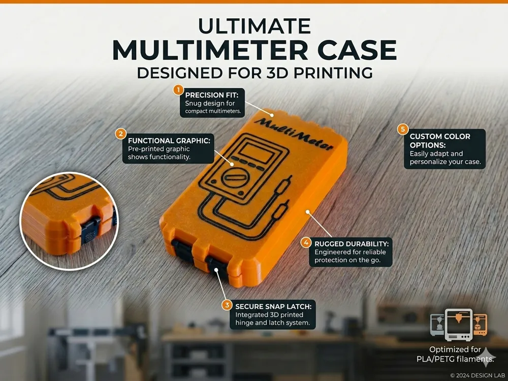 Rugged Multimeter case for RM113D - Free 3D Print Model - MakerWorld