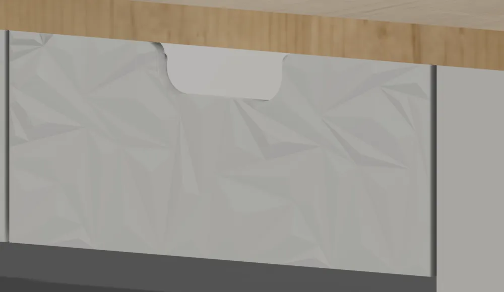 Large Modern Monitor Riser with Gridfinity Drawers by Tenmill ...