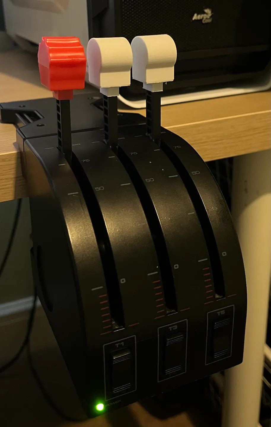 Logitech Saitek Compatible Throttle Caps by ShepshedPrints - MakerWorld