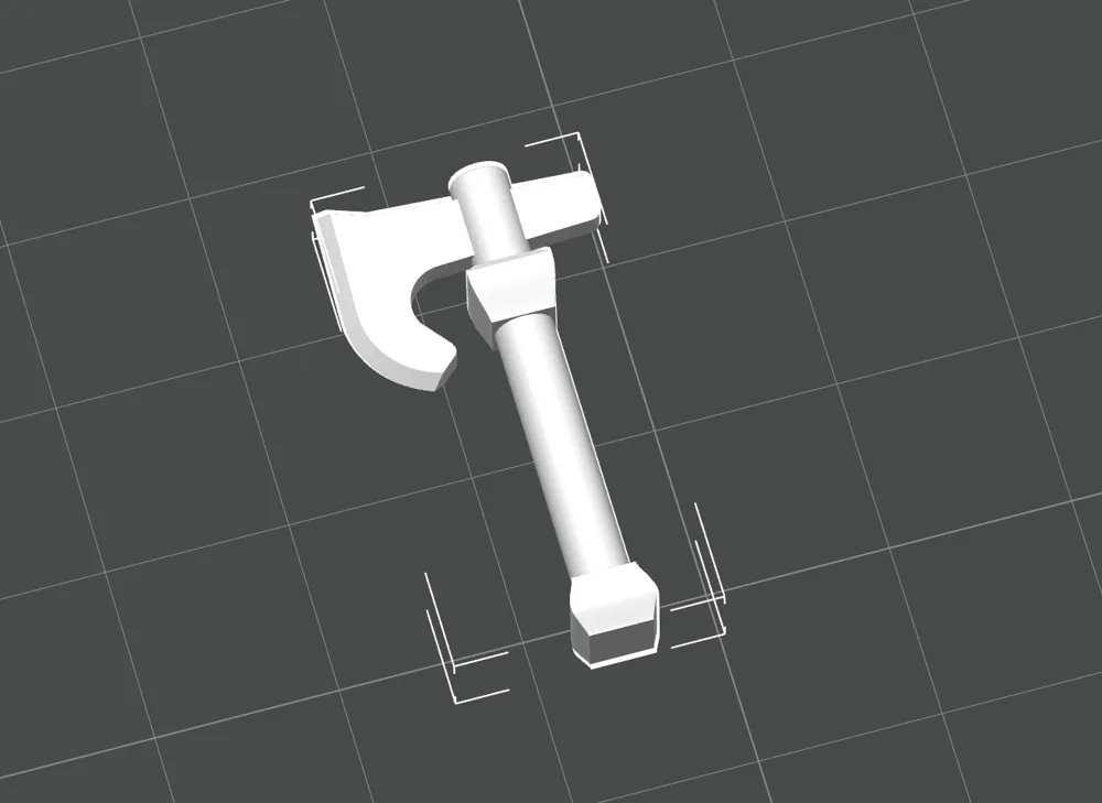 Dwarf Axe Minifigure Brick by BoringThings MakerWorld: Download Free 3D ...