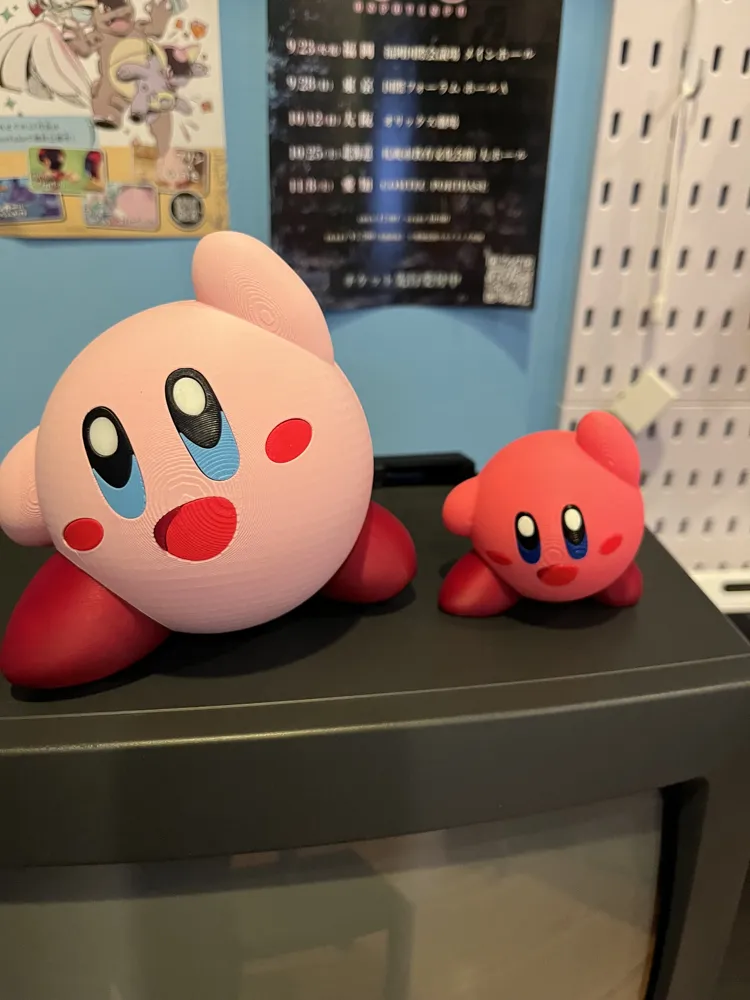 Kirby From Kirby Air Riders No AMS - Free 3D Print Model - MakerWorld