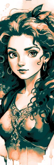 Fan Art Set of 3 Bookmarks - Disney Princess Merida portrait from Brave ...