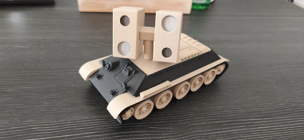 Laser module for T34 tank - Free 3D Print Model - MakerWorld