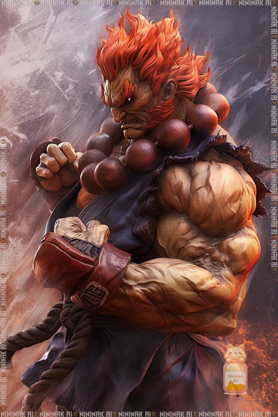 Akuma Street Fighter by Yulian_Nikolov - MakerWorld