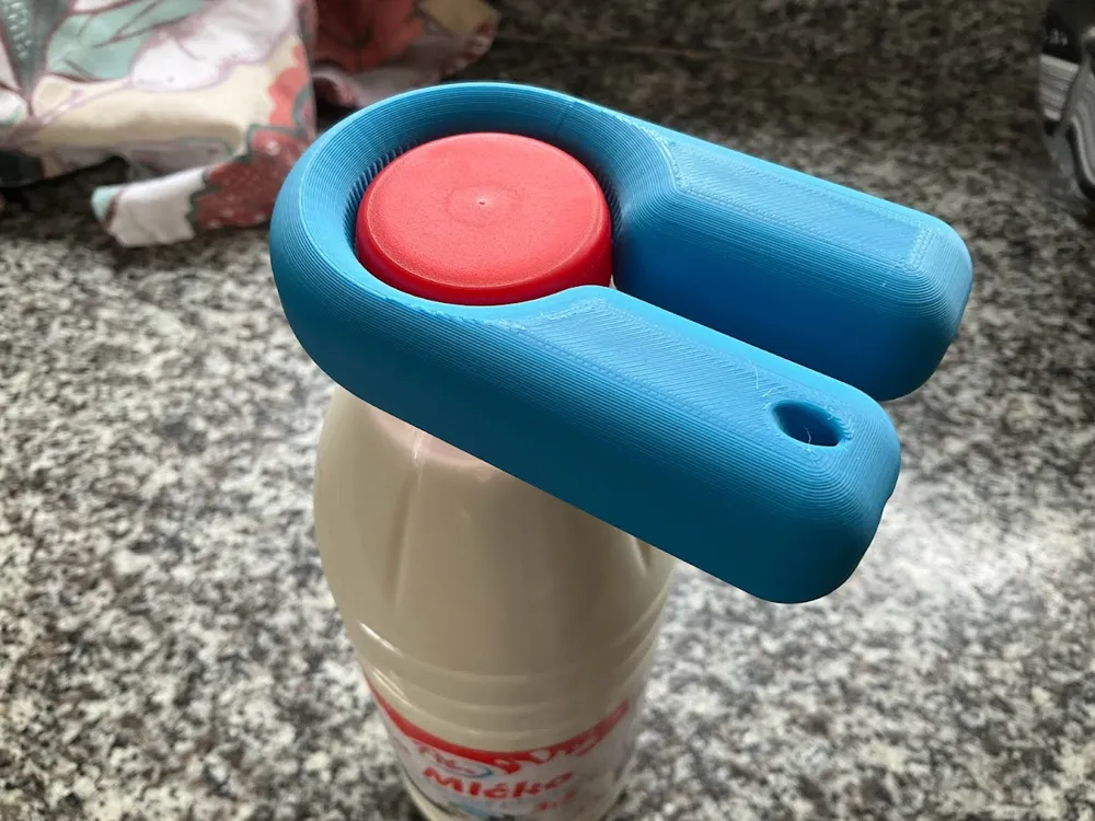 Milk bottle opener 40mm cup by michal.tiller - MakerWorld