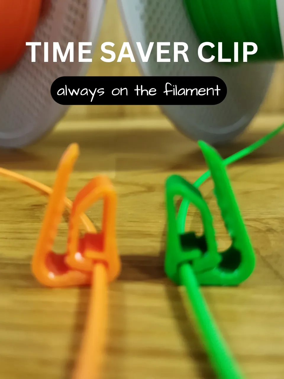 Time Saver Filament Clip - Free 3D Print Model - MakerWorld